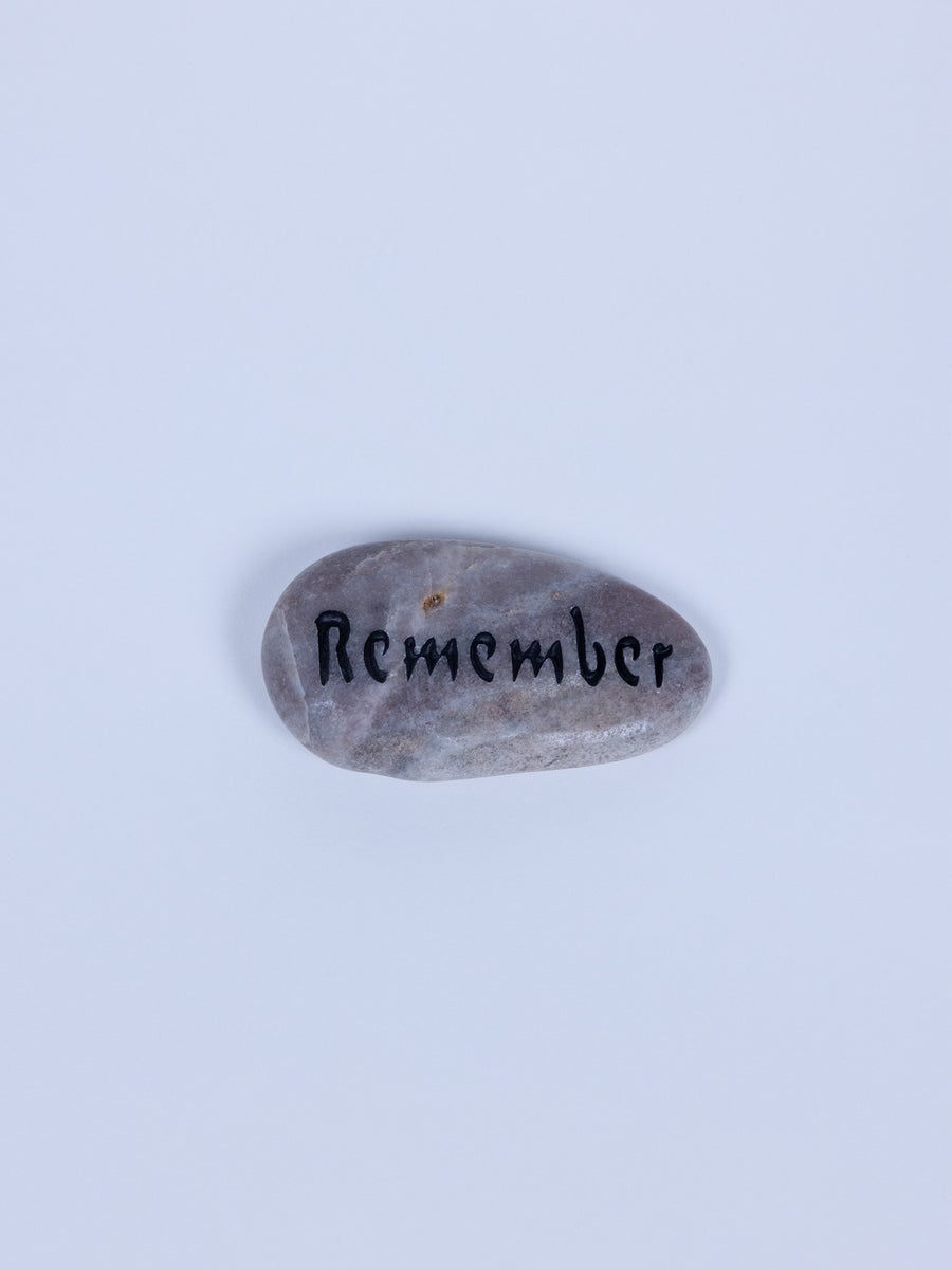 Remembrance Stone (English) – United States Holocaust Memorial Museum ...