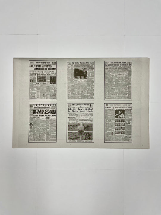 American Newspaper Front Pages Collection – United States Holocaust ...