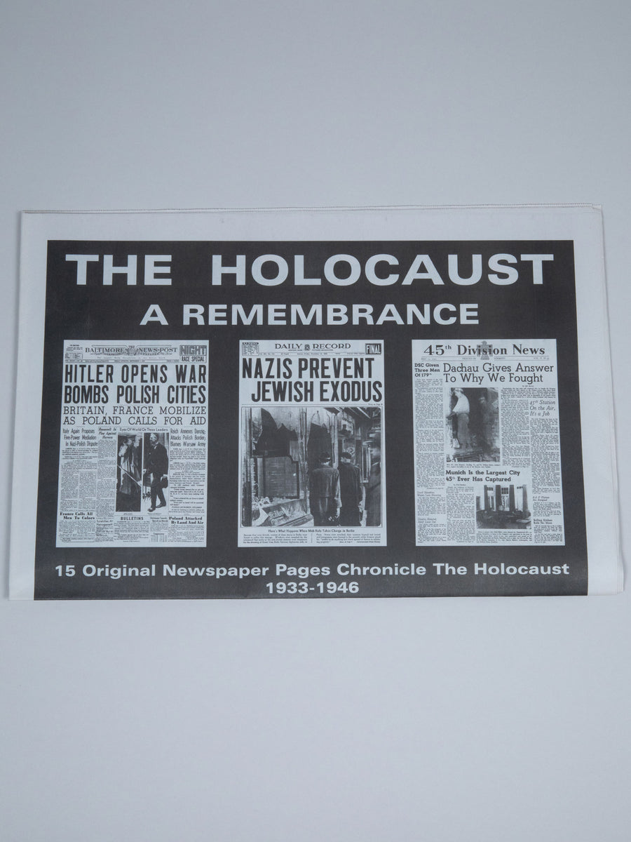 American Newspaper Front Pages Collection – United States Holocaust ...